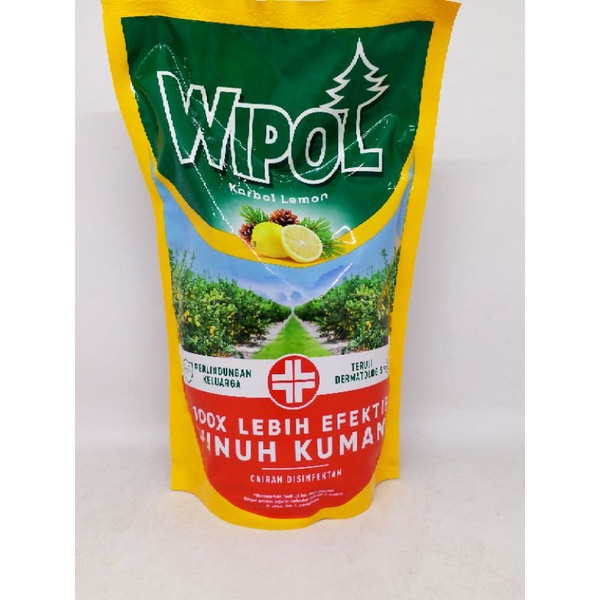 Jual Wipol Karbol Lemon Pembersih Lantai Refill Pel Antiseptik 750Ml ...