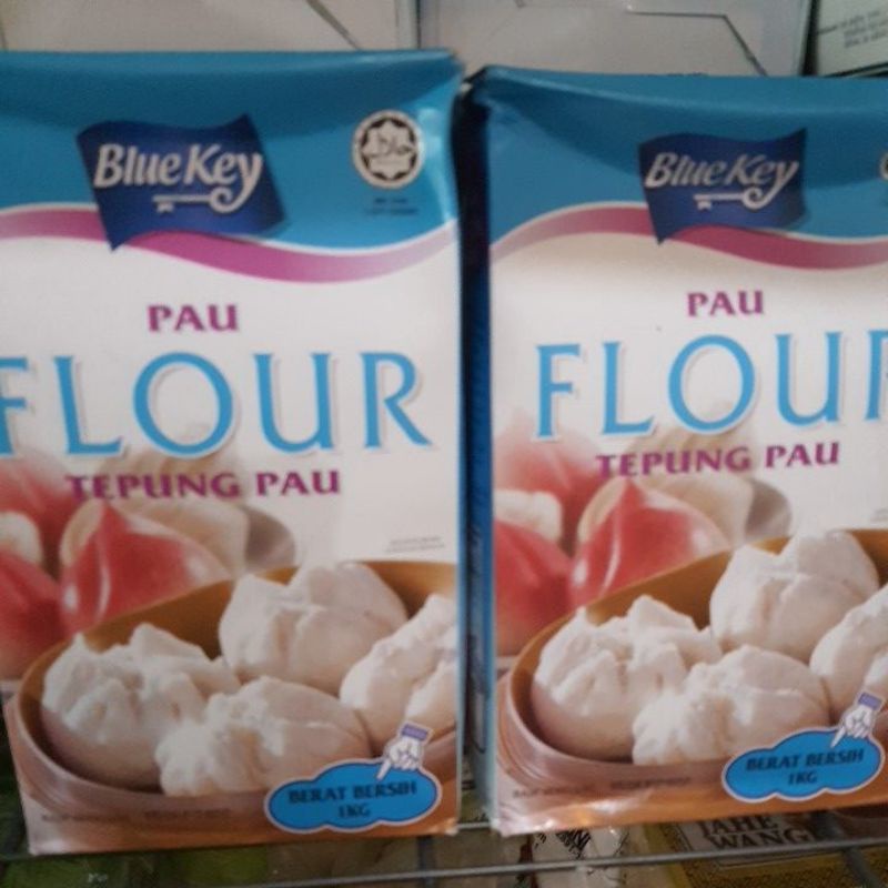 Jual Tepung Pao kunci Bluekey tepung pao blue key flour halal | Shopee ...