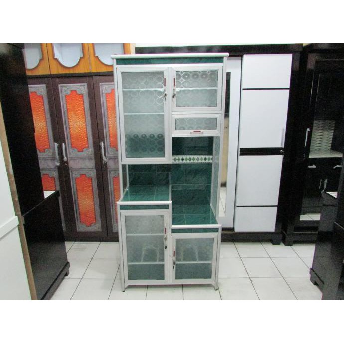 Jual Rak Piring 2 Pintu + Laci Perawangbrand | Shopee Indonesia