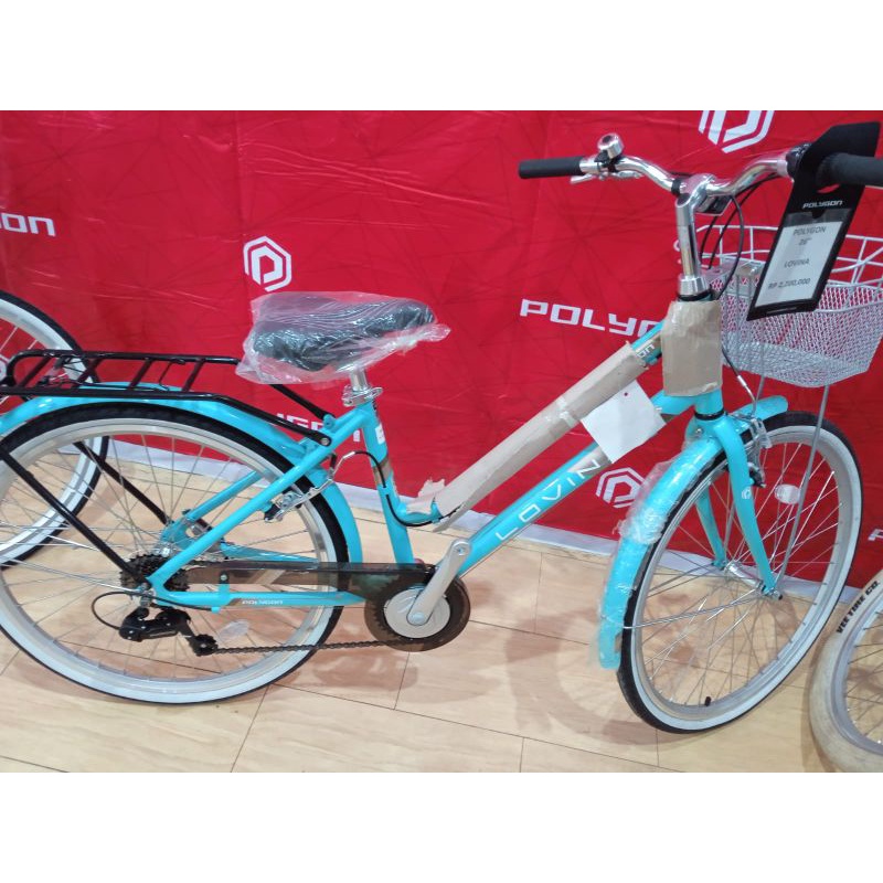 Jual sepeda mini polygon lovina 26 inc new alloy original | Shopee ...