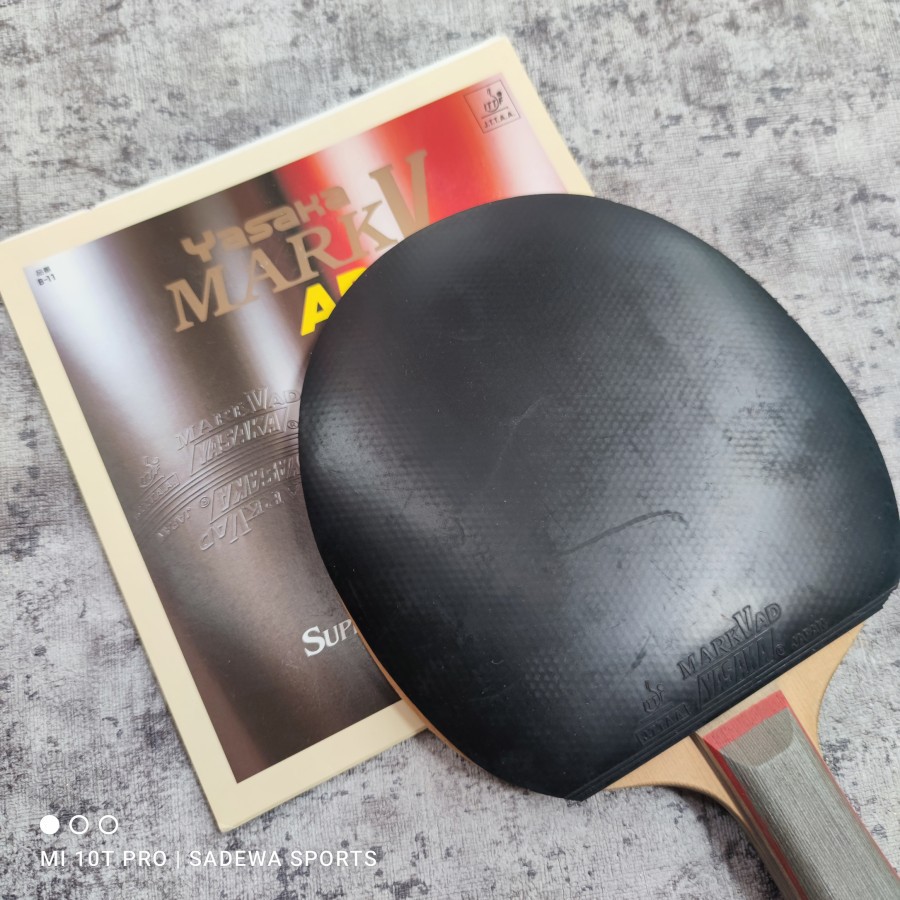 Jual KARET BET PINGPONG TENIS MEJA YASAKA MARK V AD SECOND BEKAS - HITAM | Shopee Indonesia