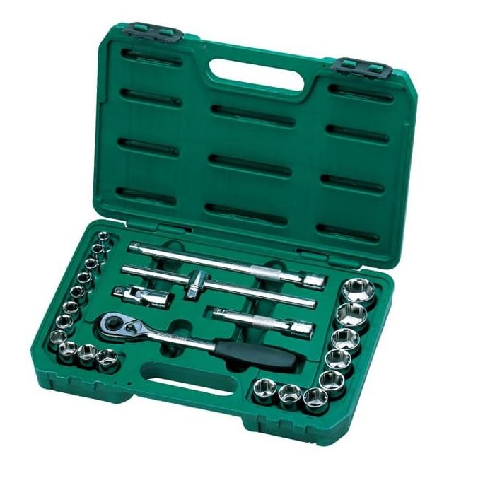 Jual Sata Tools Kunci Socket Set 24 Pcs 1/2 Inch 12Pt 09060 | Shopee ...