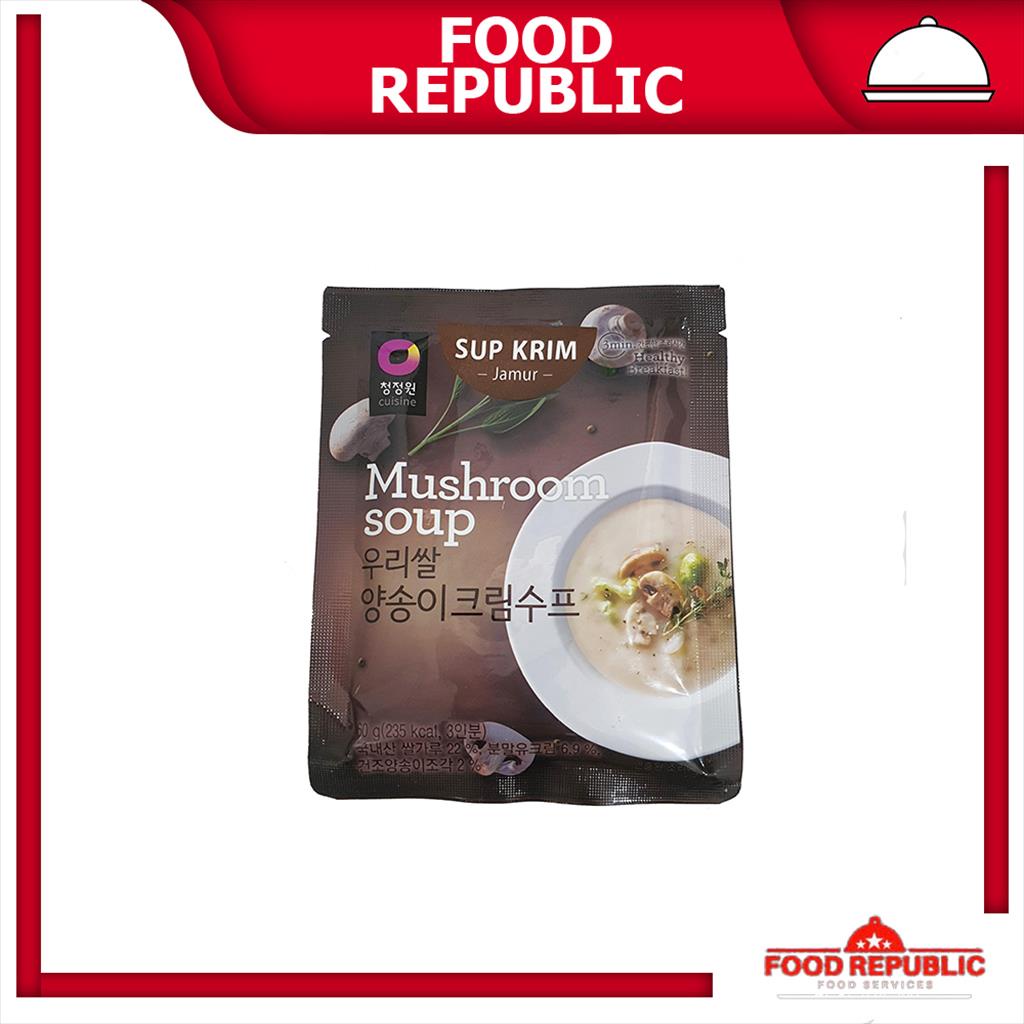 Jual MUSHROOM SOUP 60 GR CHUNG JUNG ONE SUP JAMUR SOUP KOREA HALAL ...