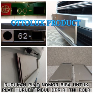 Jual Dudukan plat nomor stainles tebal. bisa plat samsat dan plat dinas ...