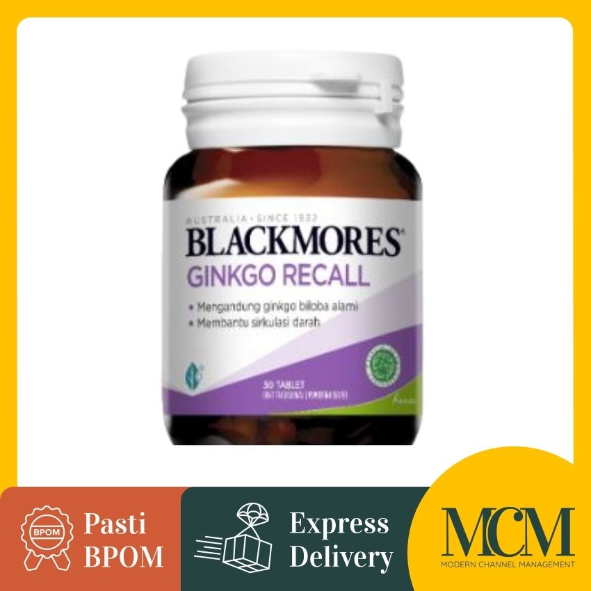 Jual Blackmores Ginko Recall - 30 Tablet - Obat Anti Pikun | Shopee ...