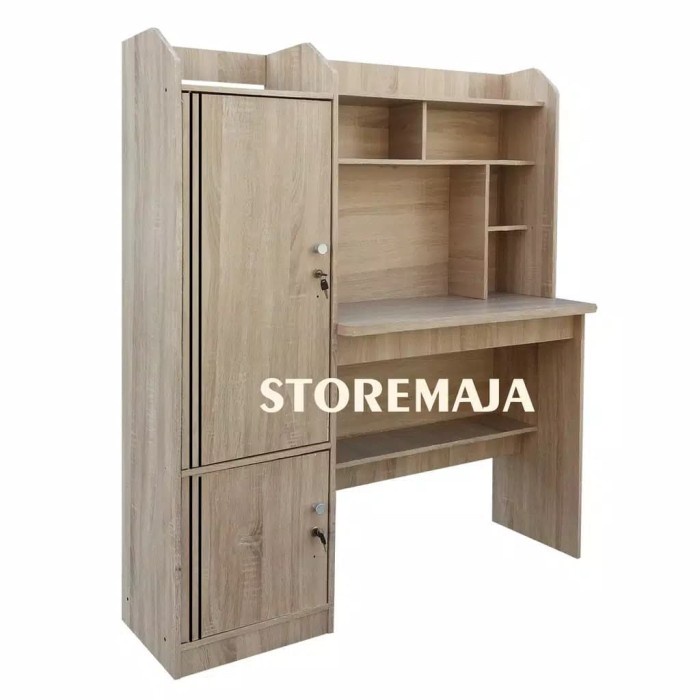 Jual MEJA BELAJAR RAK BUKU MEJA TULIS MEJA KURSUS MEJA SEKOLAH 964 ...