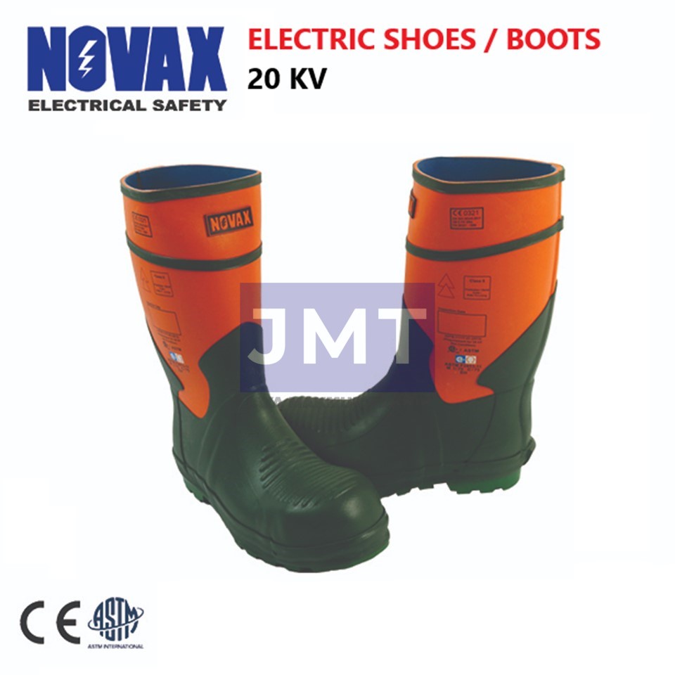 Jual Novax Sepatu Boots Anti Listrik 20 KV Safety Shoes ORIGINAL ...