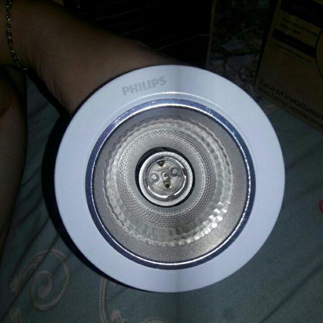 PHILIPS DOWNLIGHT 66663 Recessed White / Nickel | Rumah Lampu 3.5 ...