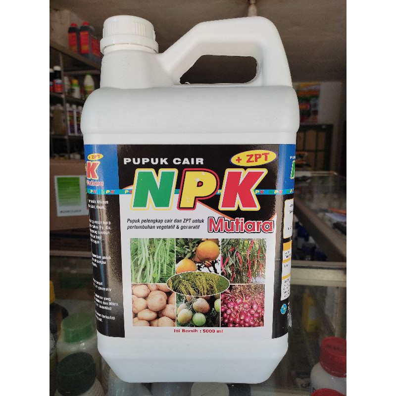 Jual pupuk cair lengkap NPK MUTIARA + ZPT | Shopee Indonesia
