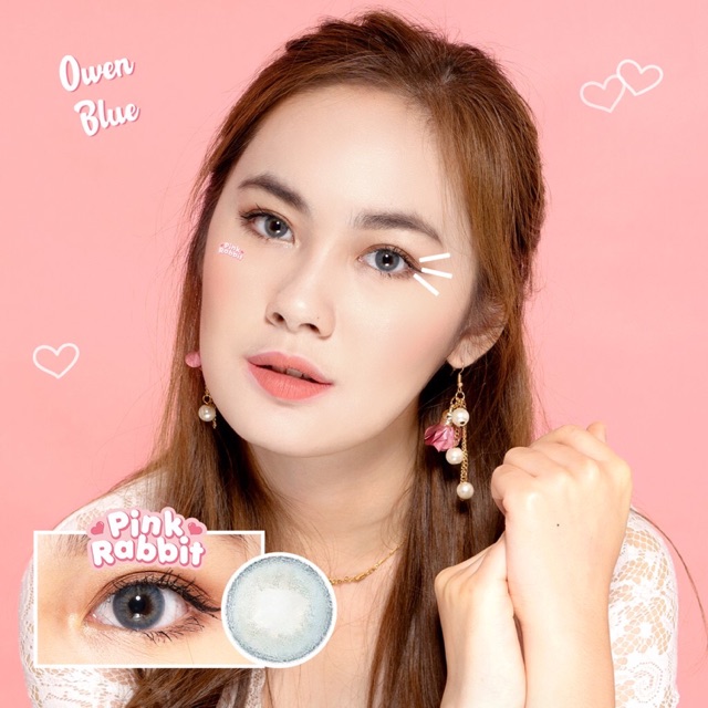 Jual Owen Blue Pink Rabbit Lens | Shopee Indonesia