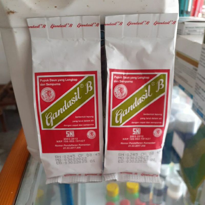 Jual PUPUK BUAH GANDASIL B original 100grm | Shopee Indonesia