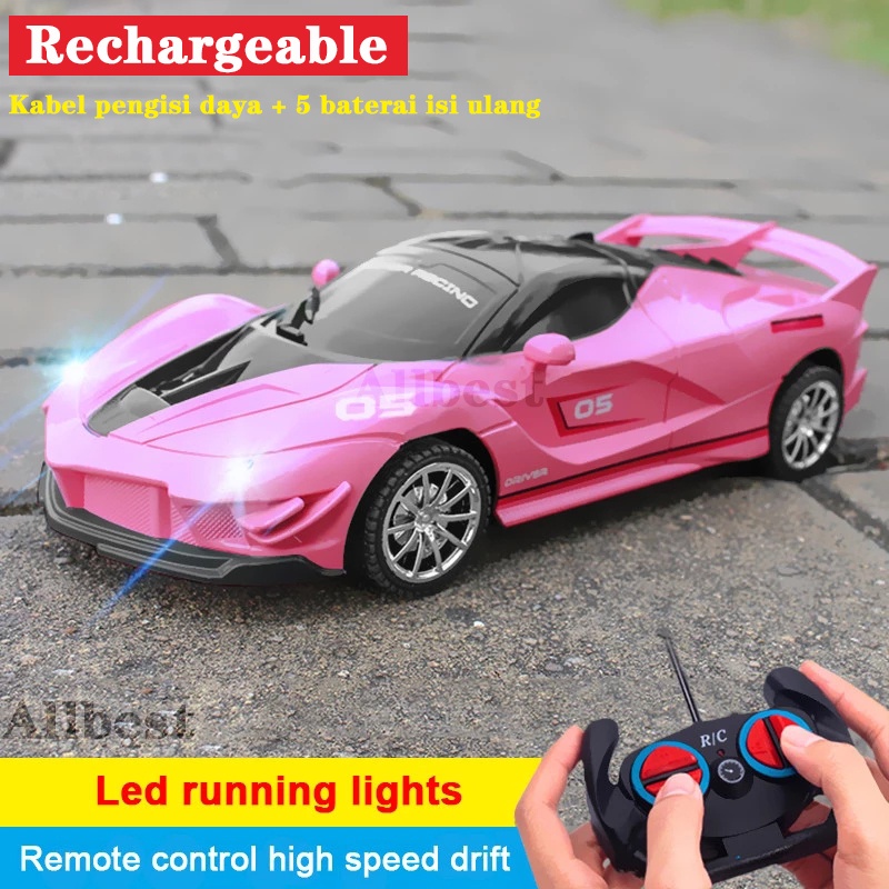 Jual (Rechargeable)Mainan Radio Remote Control Cars Sports Car High ...