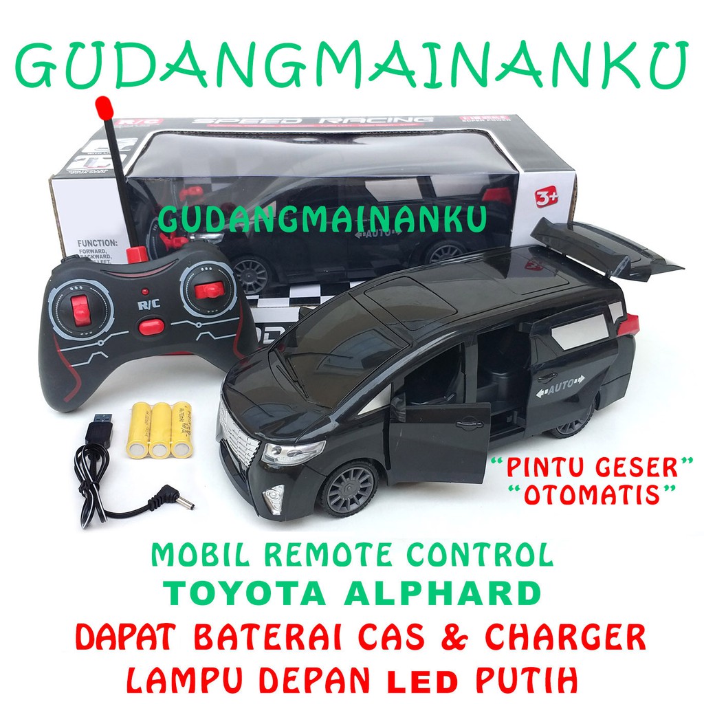 Jual Mobil Remot RC Remote Control Toyota Alphard Buka Pintu Geser ...
