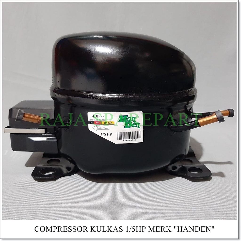 Jual Compressor Kulkas "HANDEN" 1/5HP (Harga Sudah Termasuk Packing ...
