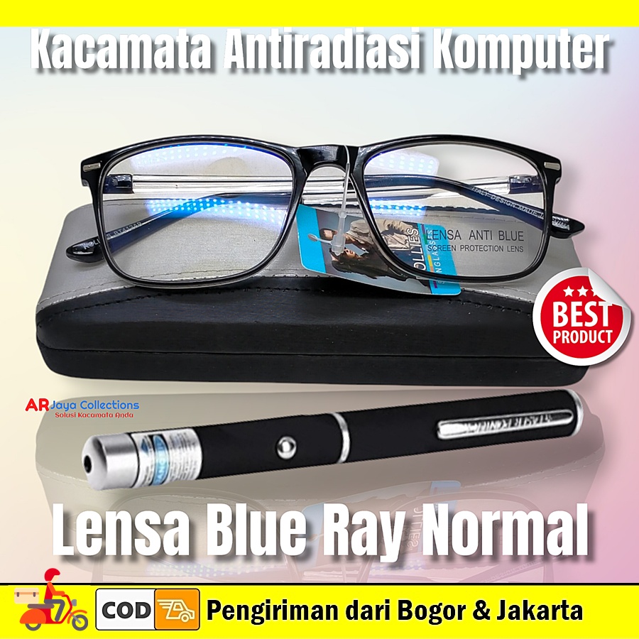 Jual KACAMATA GAME ANTI RADIASI BT412AB KACAMATA LENSA BLUE RAY ...