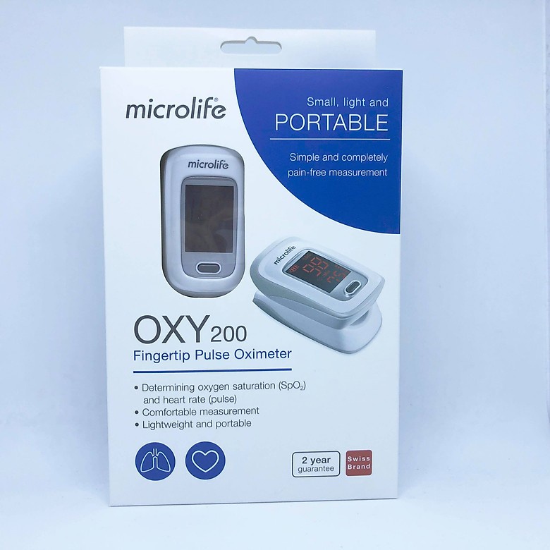 Jual Pulse Oximeter Microlife OXY 200/Alat Ukur Kadar Oksigen Microlife ...