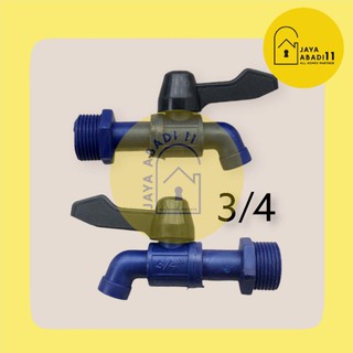 Jual Kran Air PVC AMICO ukuran 3/4 / Keran Air PVC Valve Kuningan AMICO ...