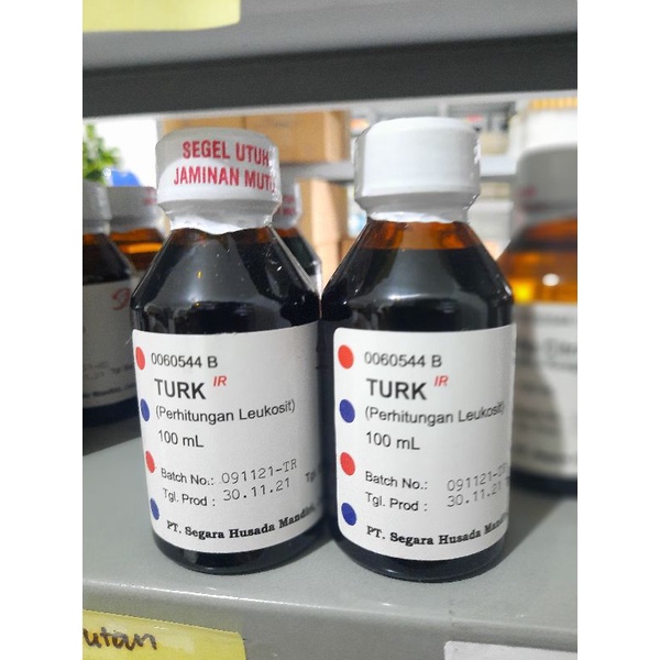 Jual LARUTAN TURK 100 mL (Perhitungan Leukosit ) | LARUTAN INDOREAGEN MURAH | Shopee Indonesia