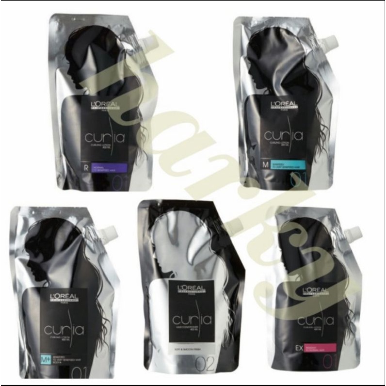 Jual Loreal Curlia 400ml obat Perm Lotion Keriting hair Conditioner ...