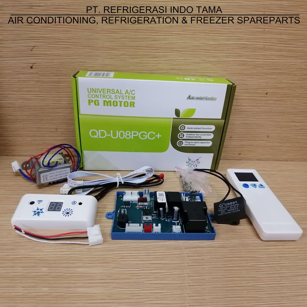 Jual REMOTE CONTROL AC UNIVERSAL QD-U08PGC+ / MODUL AC + PCB SET ...
