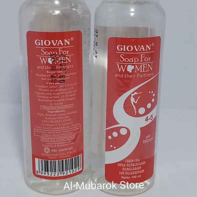 Jual SABUN GIOVAN WOMENS ( WARNA PINK ) FULL 100 ML | Shopee Indonesia