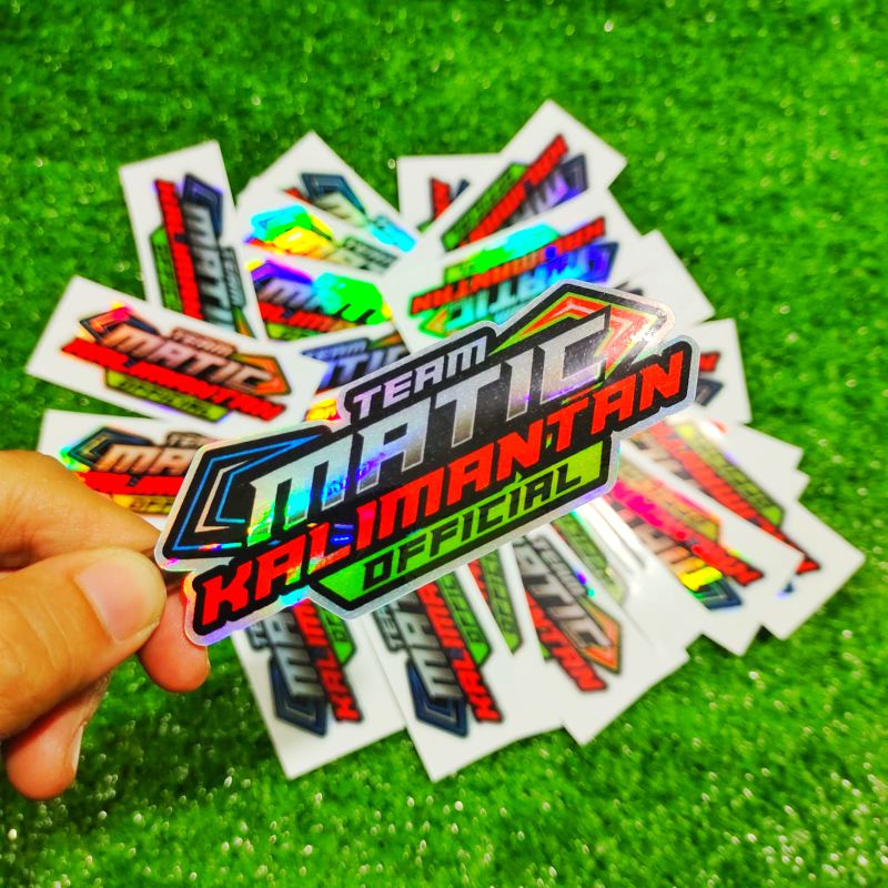 Jual stiker team matic kalimantan hologram premium | Shopee Indonesia