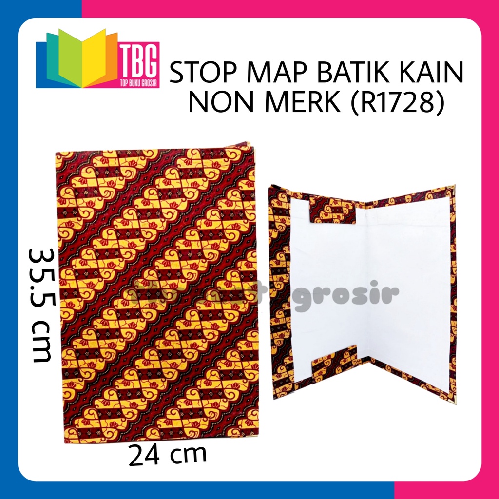 Jual 1 PCS STOP MAP BATIK KAIN NON MERK / MAP DOKUMEN / MAP KAIN (R ...