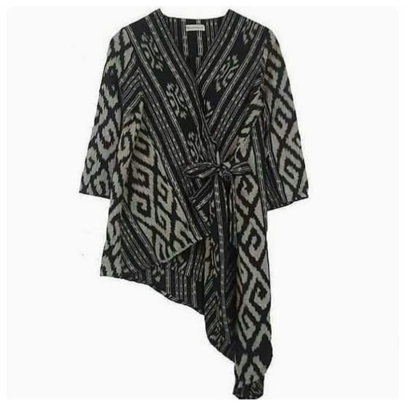 Jual KIMONO TENUN TORAJA HITAM ATASAN TENUN OUTER TENUN Indonesia ...