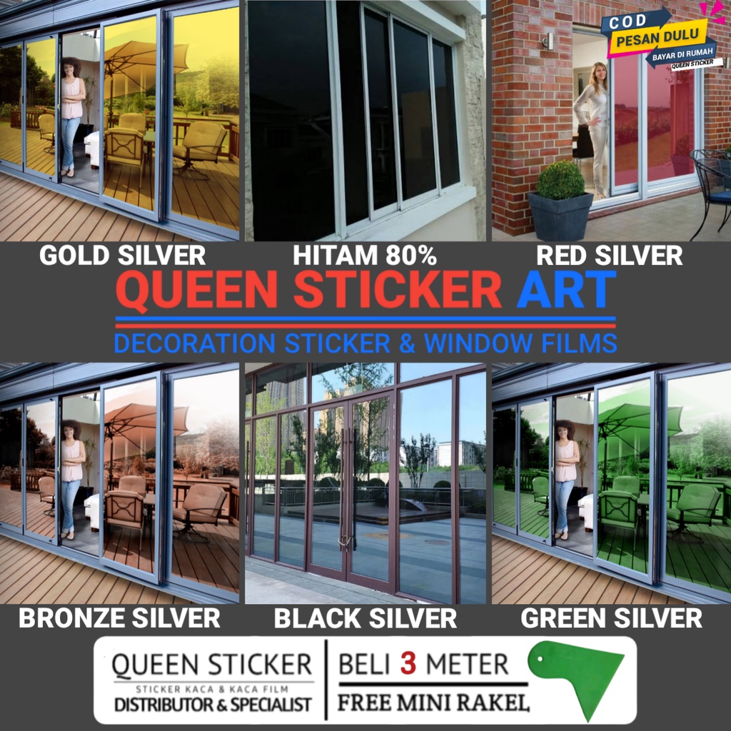 Jual Stiker Kaca Film Jendela Rumah Mobil & Gedung Sparta One Way ...