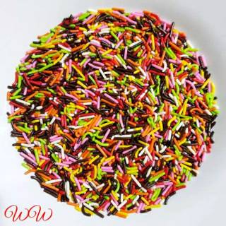 Jual Meses Robin 1 Dus Meses Coklat warna warni Meises Cokelat bahan ...