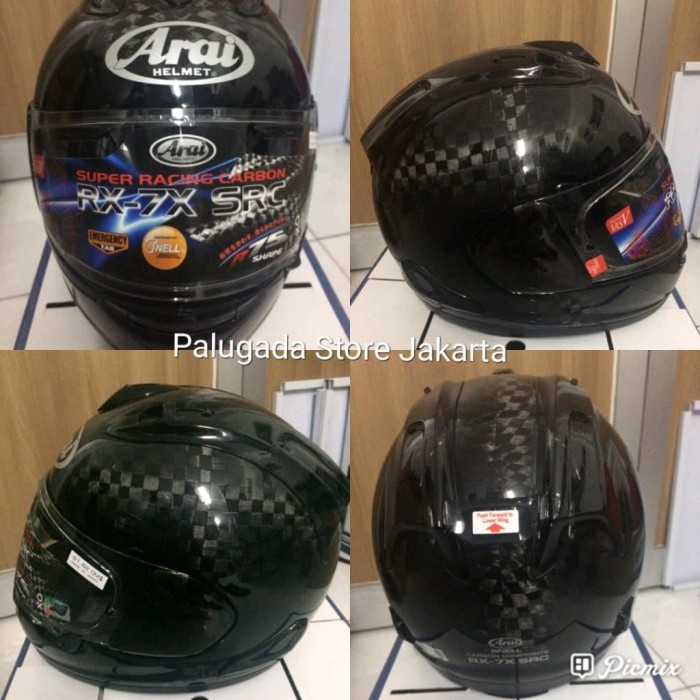 Jual Arai RX-7X SRC Carbon Black Made In Japan | Shopee Indonesia