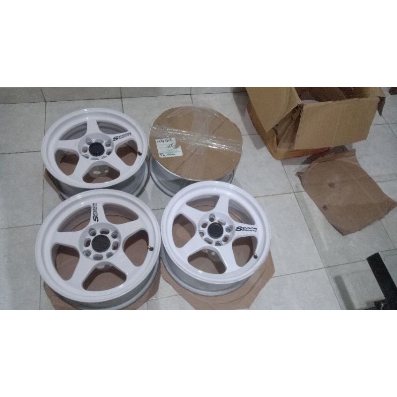 Jual velg spoon r16 4*114 | Shopee Indonesia