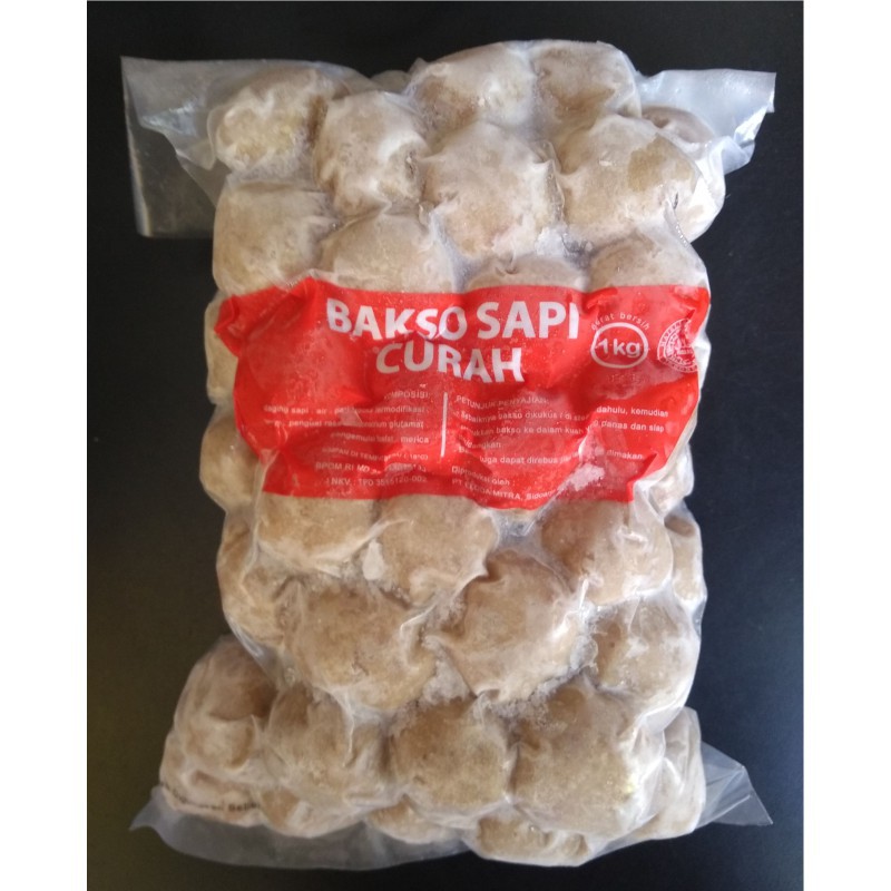 Jual Bakso Sapi Curah Bernardi 1 Kg | Shopee Indonesia