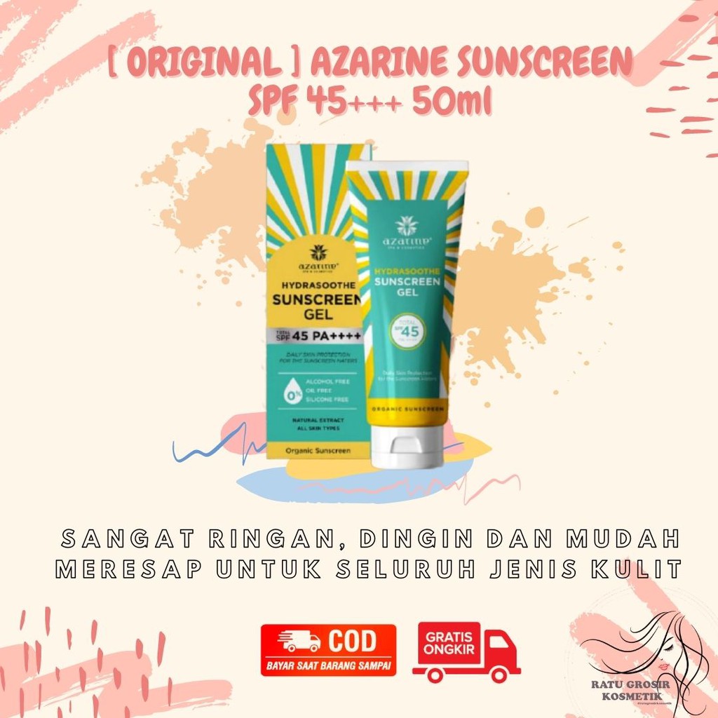 Jual SUNSCREEN WAJAH sunblock SUNSCREEN MUKA sunblok wajah AZARIN ...