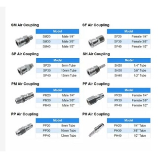 Jual PROMO!!!!Quick Coupler 20SP Female Copler Selang Angin Recoil ...