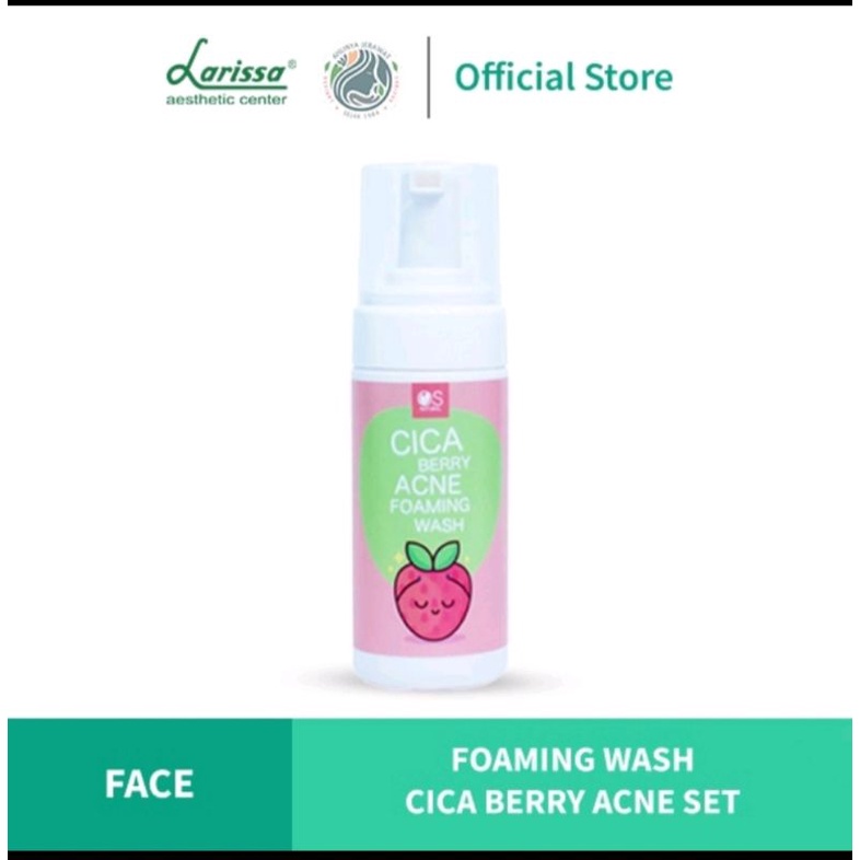 Jual Cica Berty Acne Foaming Wash Larissa | Shopee Indonesia