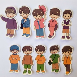 Jual 10 Pcs Stiker Sticker Boy Cowok Laki-laki Kartun Cartoon Lucu Cute ...