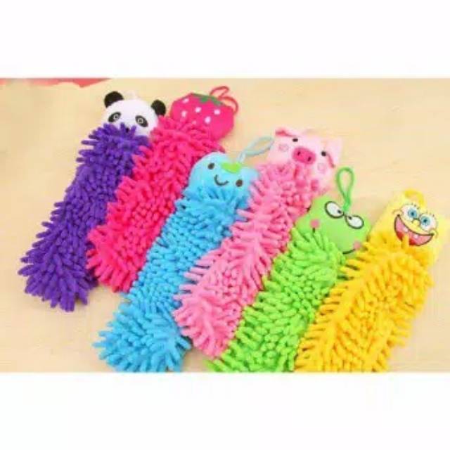 Jual Handuk lap tangan bentuk cendol warna merah | Shopee Indonesia