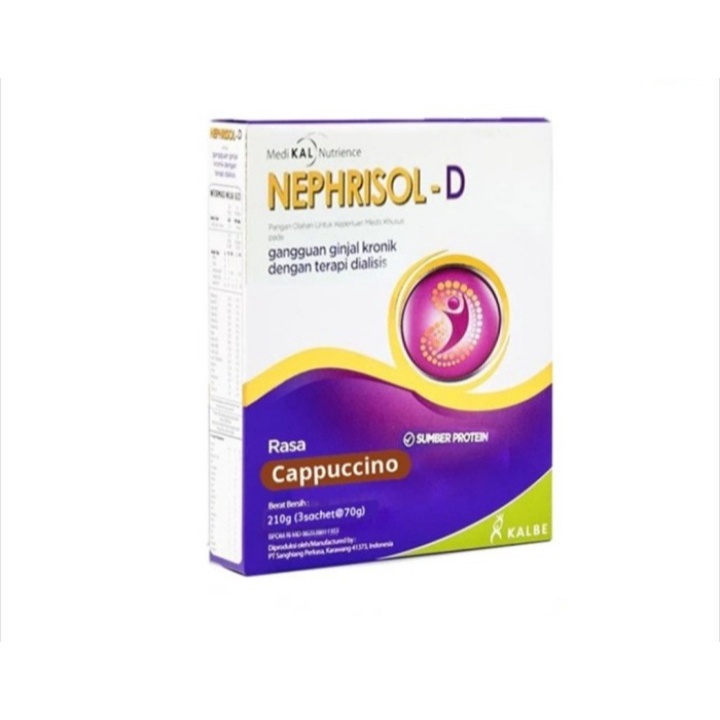 Jual NEPHRISOL D CAPPUCINO 210 GRAM | Shopee Indonesia