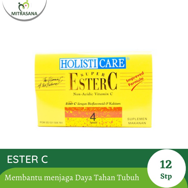 Jual Ester C 12 Stp isi 4 Tablet per Stp | Shopee Indonesia