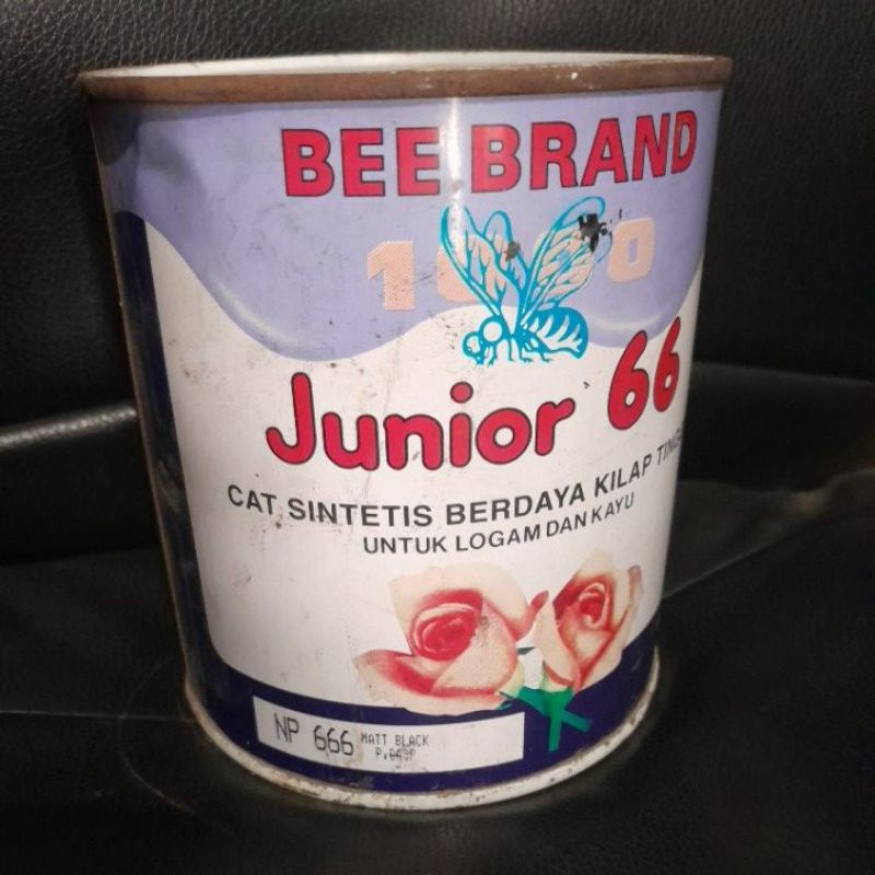 Jual CAT KAYU BESI NIPPON PAINT BEE BRAND JUNIOR 66 1 KG NP 666 / HITAM ...