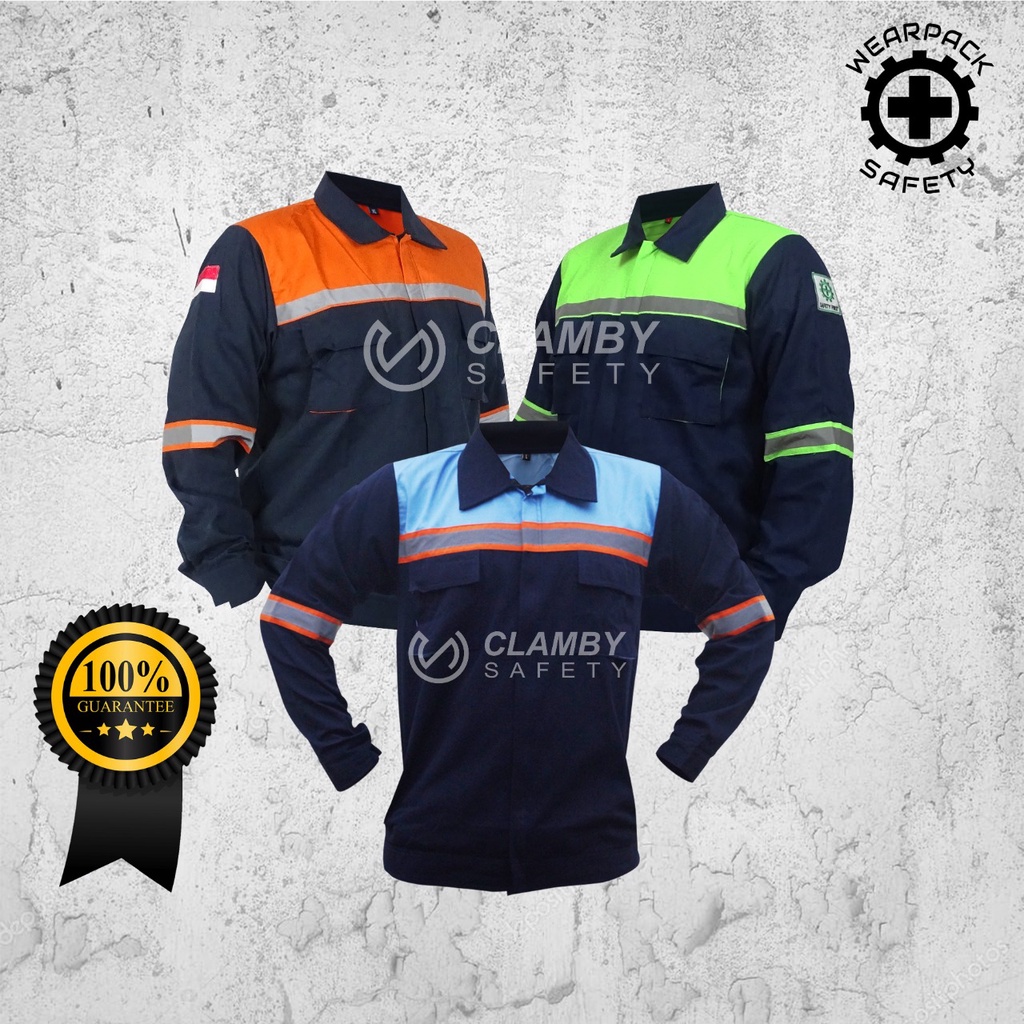 Jual Wearpack Safety Lengan Panjang / Wearpack Kerja Lengan Panjang ...