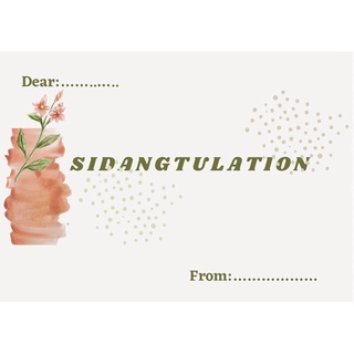 Jual greeting card / kartu ucapan semprotulation, graduation ...
