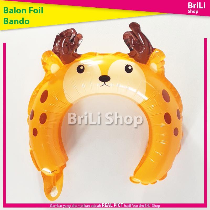 Jual Balon Foil Bando Karakter Hewan Rusa Binatang | Shopee Indonesia