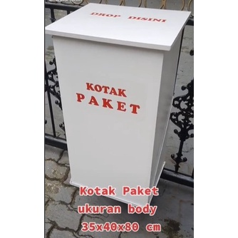Jual Parcel Box Kotak Penerima Paket Pagar Rumah / outdoor One Way Drop ...