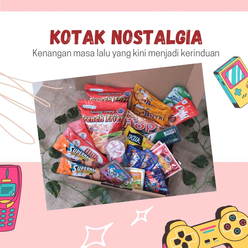 Jual SNACK BOX/JAJAN JADUL/KOTAK NOSTALGIA/GIFT BOX ULTAH WISUDA ...