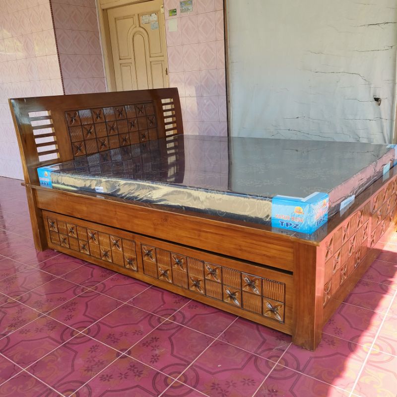 Jual DIPAN MINIMALIS CUSTOM DOUBLE BAD / TEMPAT TIDUR / TEMPAT TIDUR ...