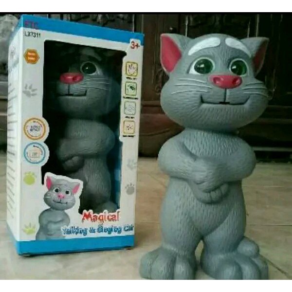 Jual JT759 MAINAN ANAK TALKING TOM CAT BAHASA INDONESIA BISA REKAM ...