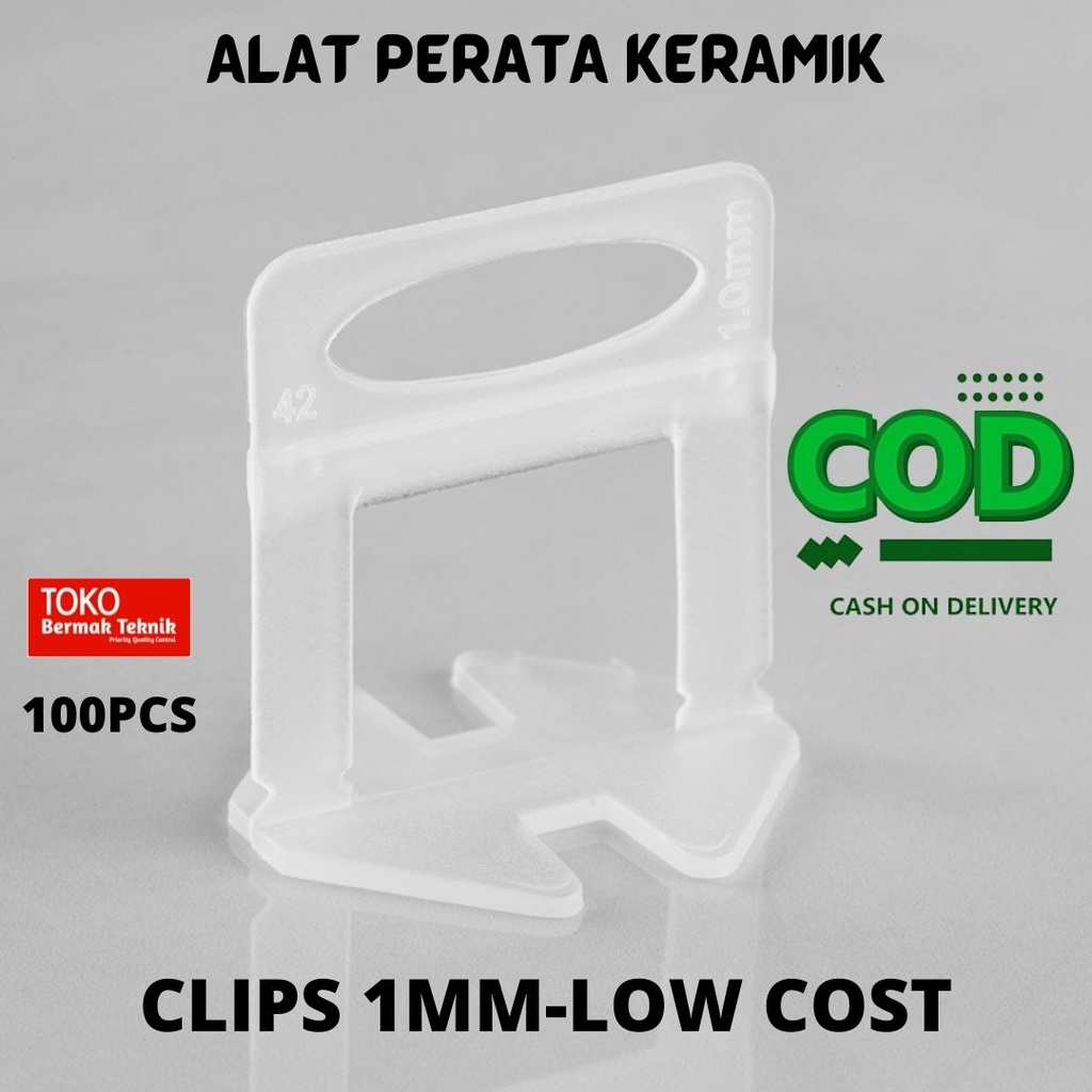 Jual Clips 1mm Alat Perata Keramik Tile Leveling System Low Cost Murah ...