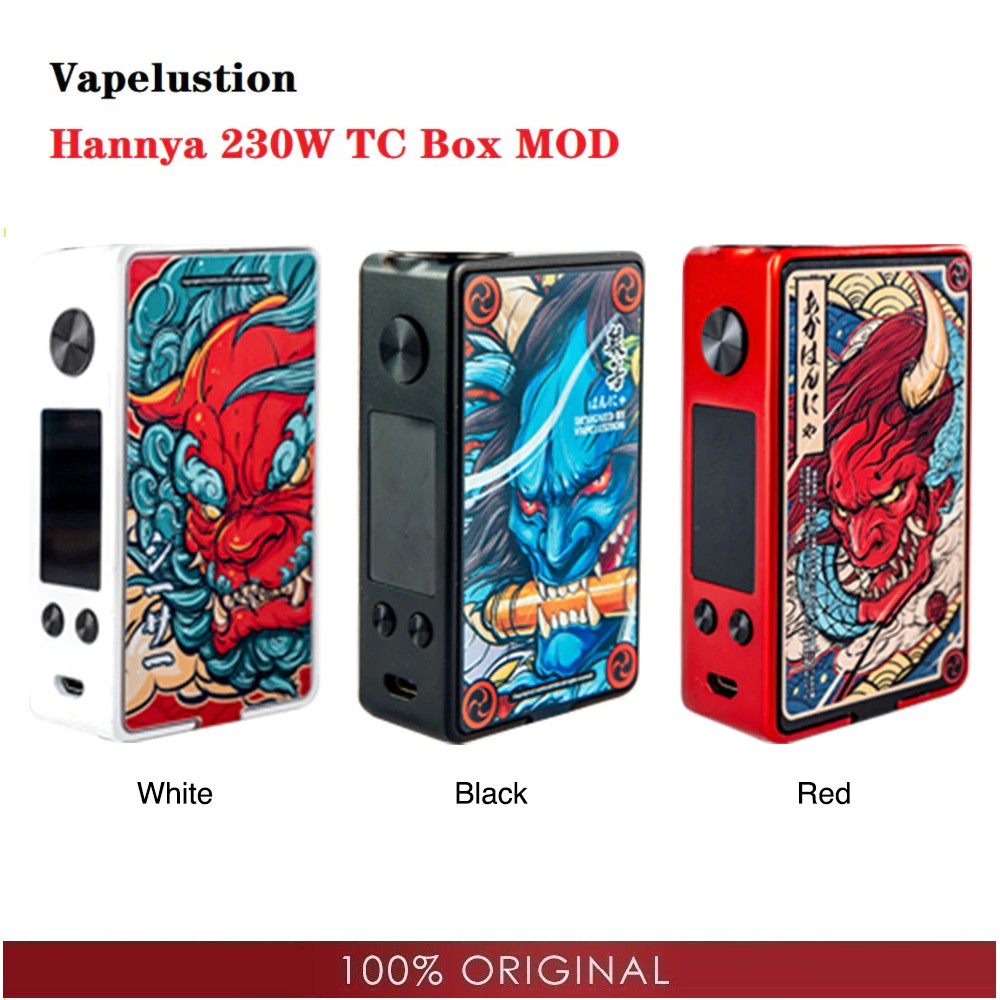 Jual Hannya Mod 230W 100% Authentic By Vapelustion -Hannya Mod 230W ...